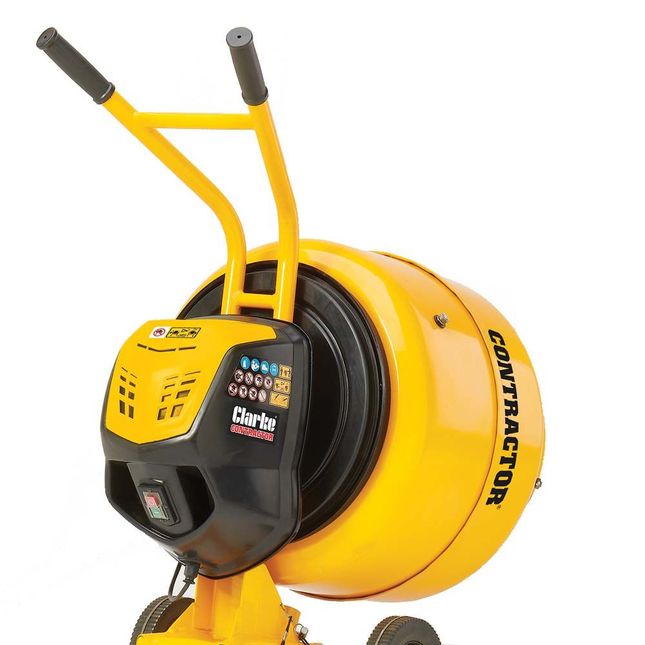 Clarke Contractor CCM160 650W 160L Concrete Mixer with Stand (230V ...