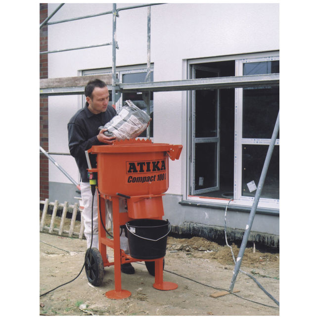 Altrad Belle Atika Compact 100 Forced Action Pan Mixer (110V) - Machine ...