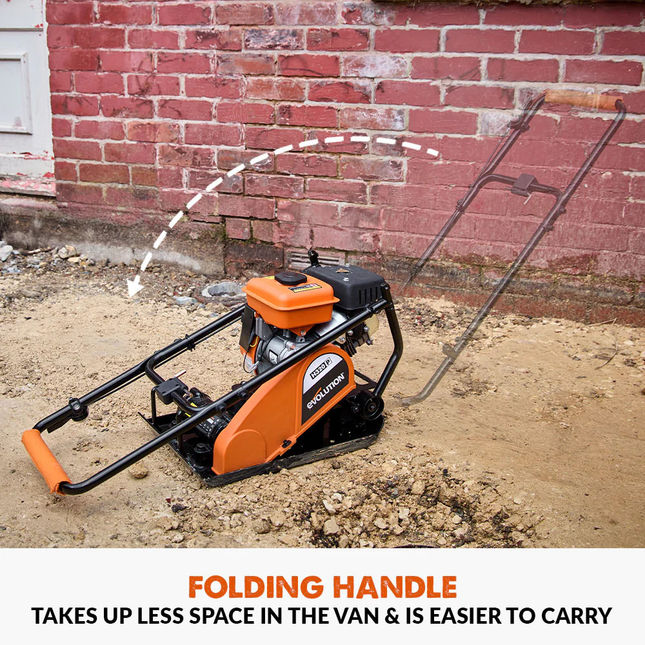 Evolution Hulk 320-P Petrol Plate Compactor - Machine Mart