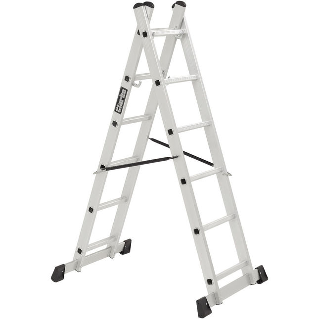 Clarke SL-2C 4-Way Combination Ladder & Platform - Machine Mart