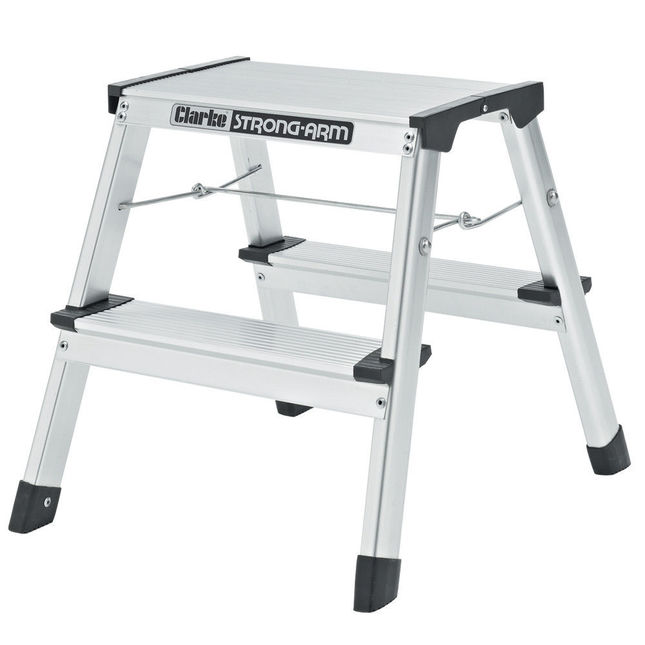Clarke FWP-1B 2 Tread Step Ladder - Machine Mart