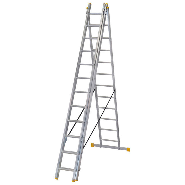 Werner ExtensionPLUS™ X4 3.53m Triple Section Combination Ladder ...