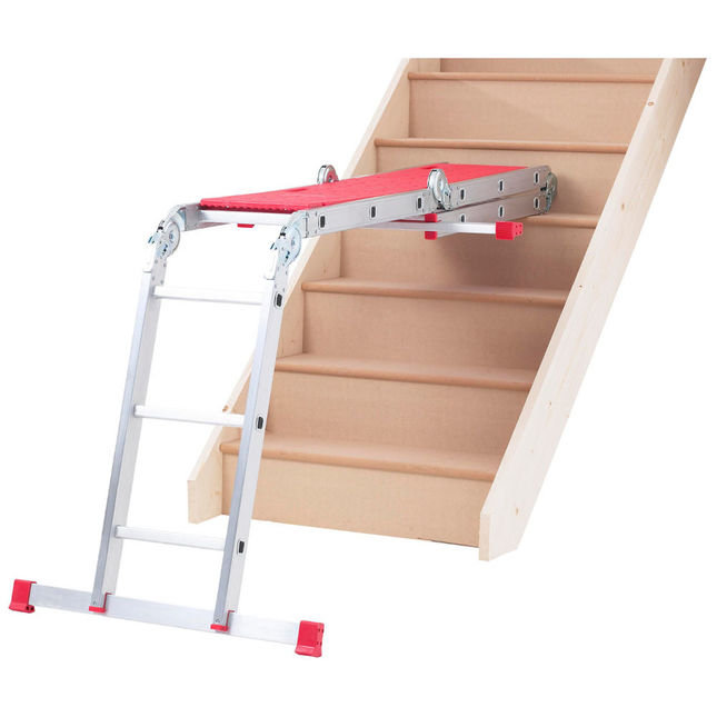 Werner 12 Way Multi Purpose Combination Ladder With Platform 4x3 ...