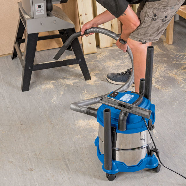 Draper WDV15SS 15L Wet and Dry Cleaner (1250W) - Machine Mart