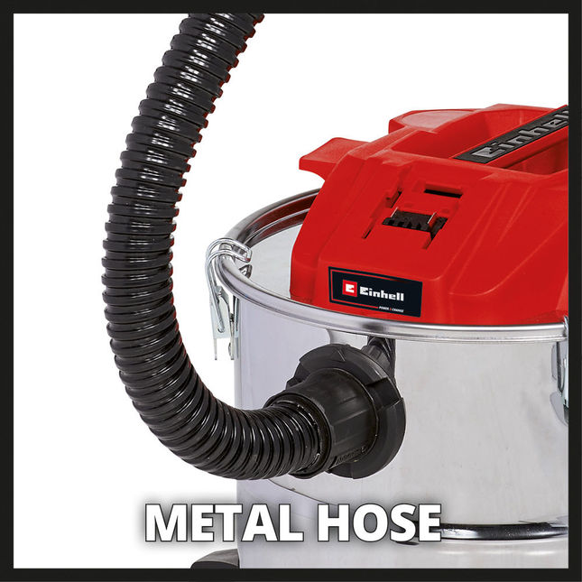 Einhell Power X-Change TE-AV 18/15 Li C 18V 15 Litre Ash Vac (Bare Unit ...