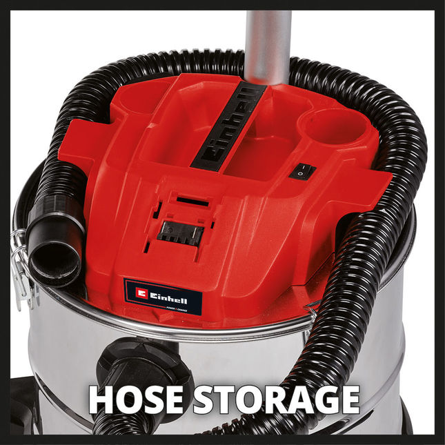 Einhell Power X-Change TE-AV 18/15 Li C 18V 15 Litre Ash Vac (Bare Unit ...