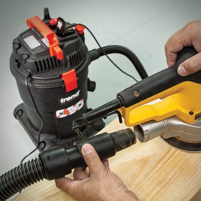 TREND T33A M-CLASS 1200W Wet & Dry Site Dust Extractor (110V) - Machine ...