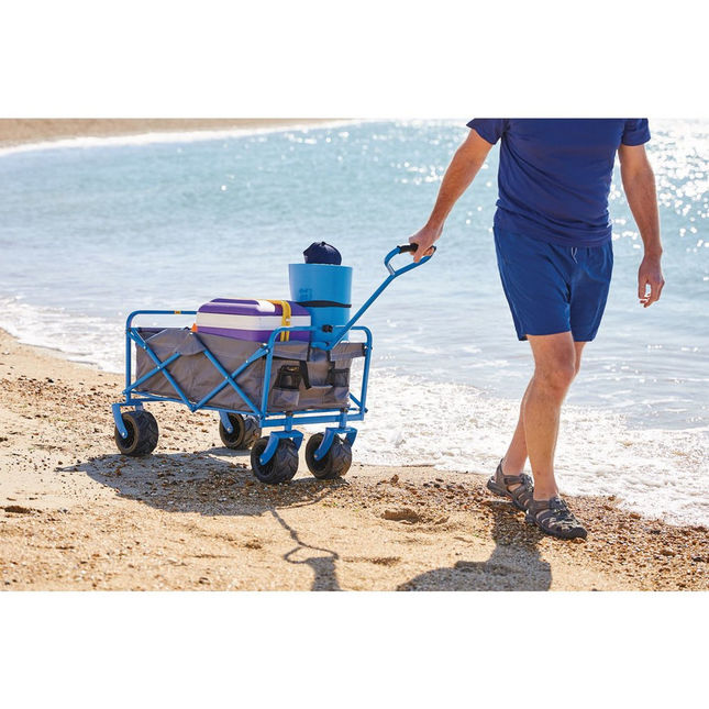 Draper Foldable Cart with Large Wheels (80kg) - Machine Mart
