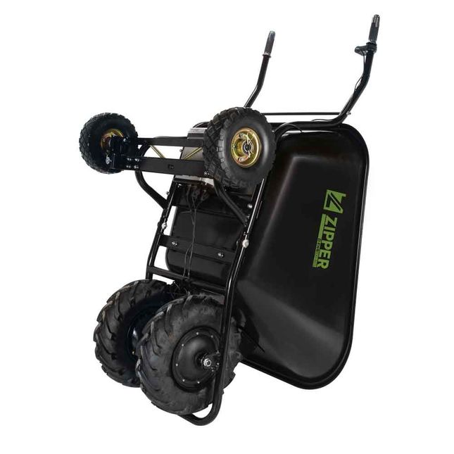 Zipper ZI-EWB300-160L 4 x Wheel 160L Electric Wheelbarrow - Machine Mart