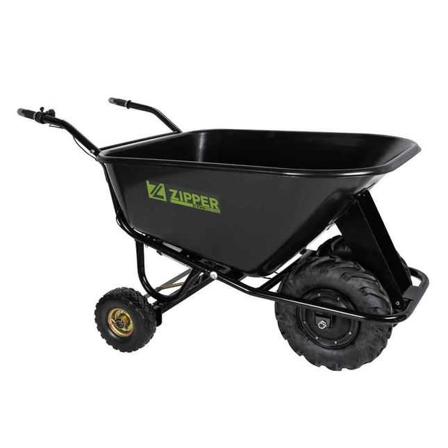 Zipper ZI-EWB300-160L 4 x Wheel 160L Electric Wheelbarrow - Machine Mart