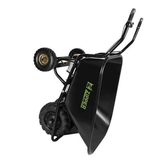 Zipper ZI-EWB300-160L 4 x Wheel 160L Electric Wheelbarrow - Machine Mart