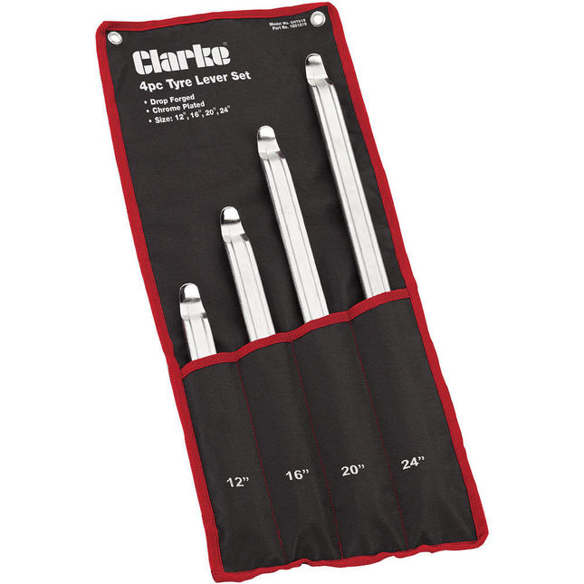 Clarke CHT819 4 Piece Automotive Tyre Lever Set: 12-24" - Machine Mart