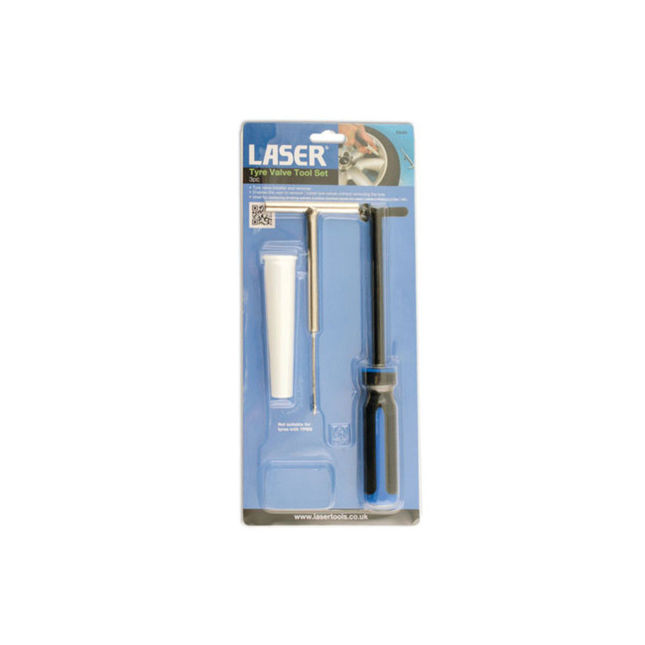 Laser 5540 3 Piece Tyre Valve Tool Set - Machine Mart