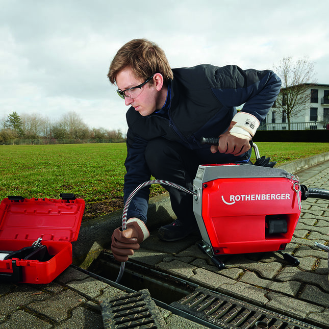 Rothenberger R600 VarioClean + Spiral/Tool Set UK - Machine Mart