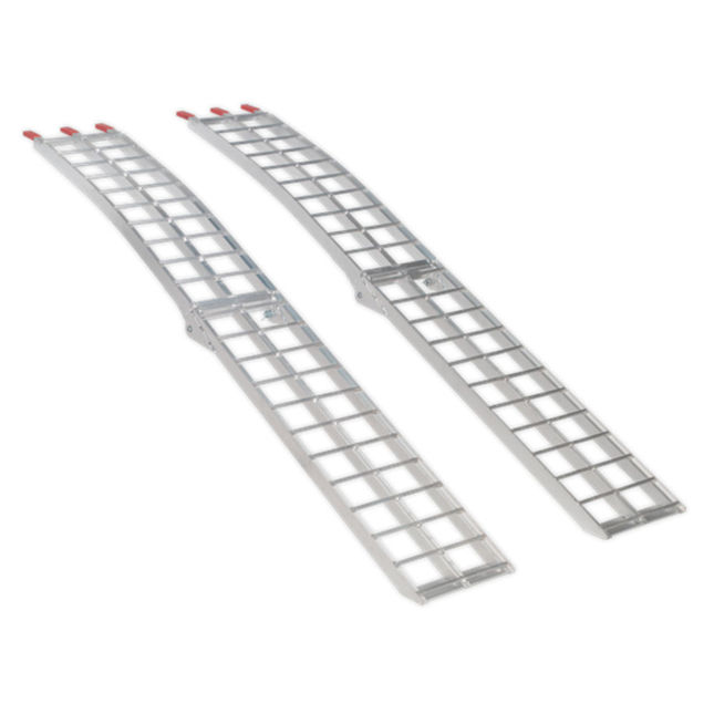 Sealey LR680 Aluminium Loading Ramps 680kg per Pair - Machine Mart