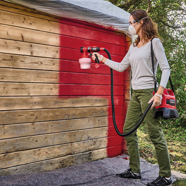 Einhell Power X-Change TE-SY 18/90 Li-Solo 18V Cordless Paint Spray Gun (Bare Unit) - Machine Mart