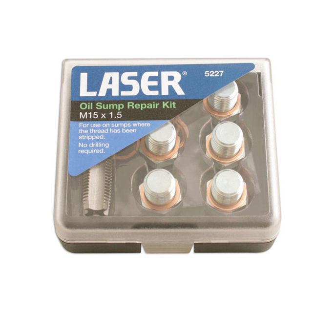 Laser 5227 - M15 x 1.5 Oil Sump Repair Kit - Machine Mart