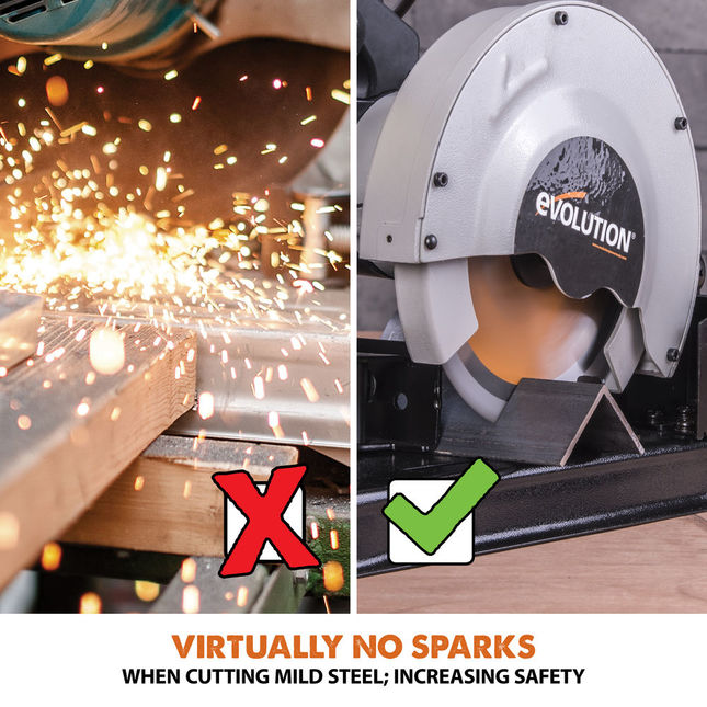 Evolution Rage 4 - 185mm Cut-Off Saw (230V) - Machine Mart