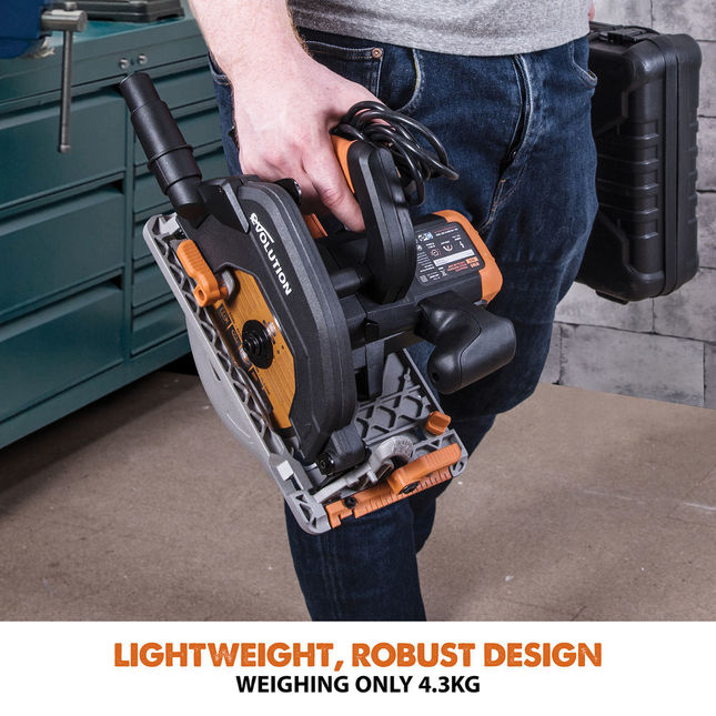 Evolution R185CCS Multi-Purpose Circular Saw (230V) - Machine Mart