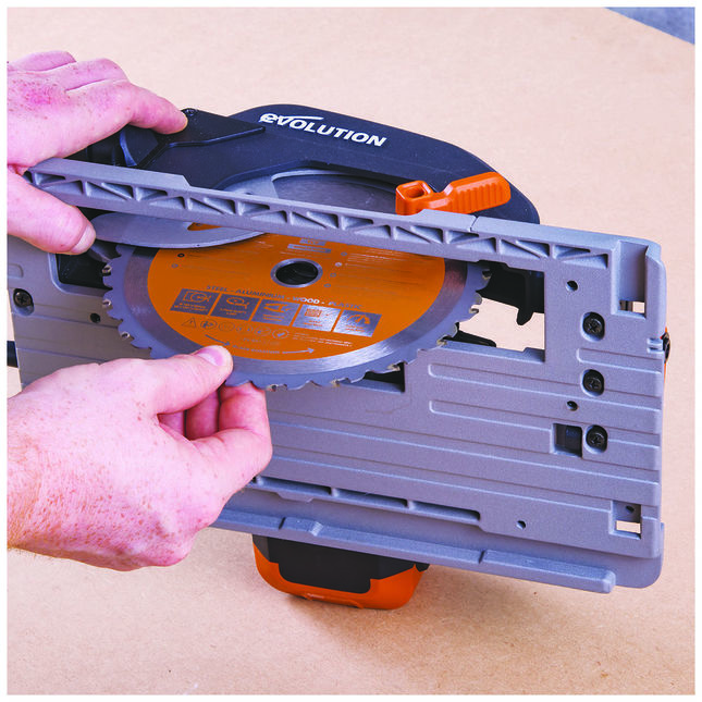 Evolution R185CCSX 185mm TCT Multi-Material Circular Saw with Track ...