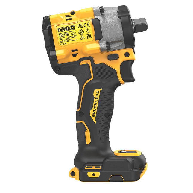 DEWALT DCF922N-XJ 18V XR BL 1/2" Pin Detent Compact 609Nm Impact Wrench ...