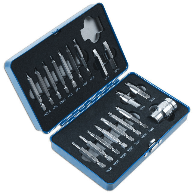 Laser 7678 19 Piece Extractor Set for Torx® Hex Fittings - Machine Mart
