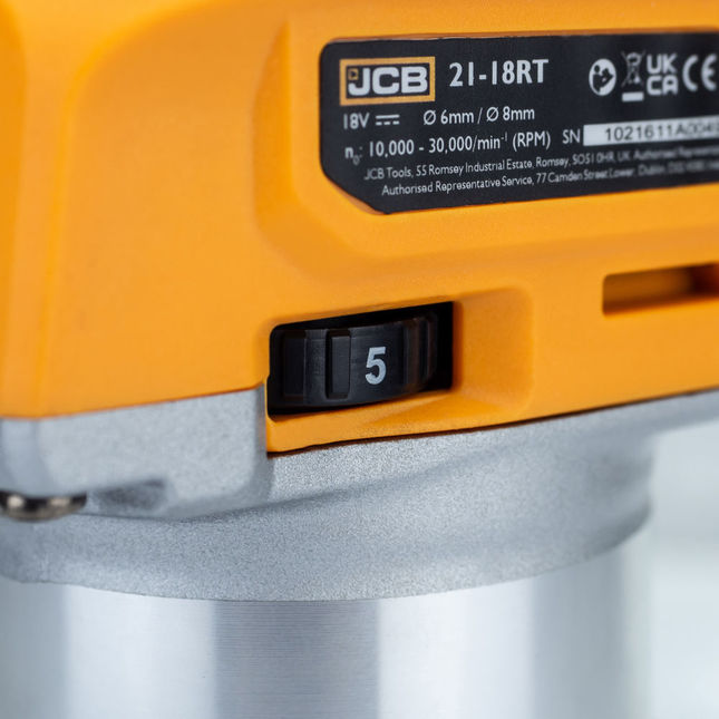 JCB 21-18RT-B 18V 1/4" & 3/8" Router (Bare Unit) - Machine Mart