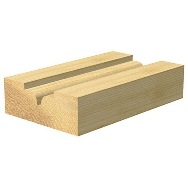 Trend 16/4X1/4TC Ovolo Panel Veining Cutter 1/4" Shank - Machine Mart