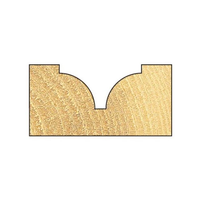 Trend 16/4X1/4TC Ovolo Panel Veining Cutter 1/4" Shank - Machine Mart