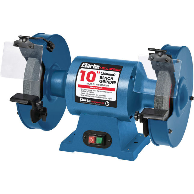 Clarke CBG250 750W 250mm Bench Grinder (230V) - Machine Mart