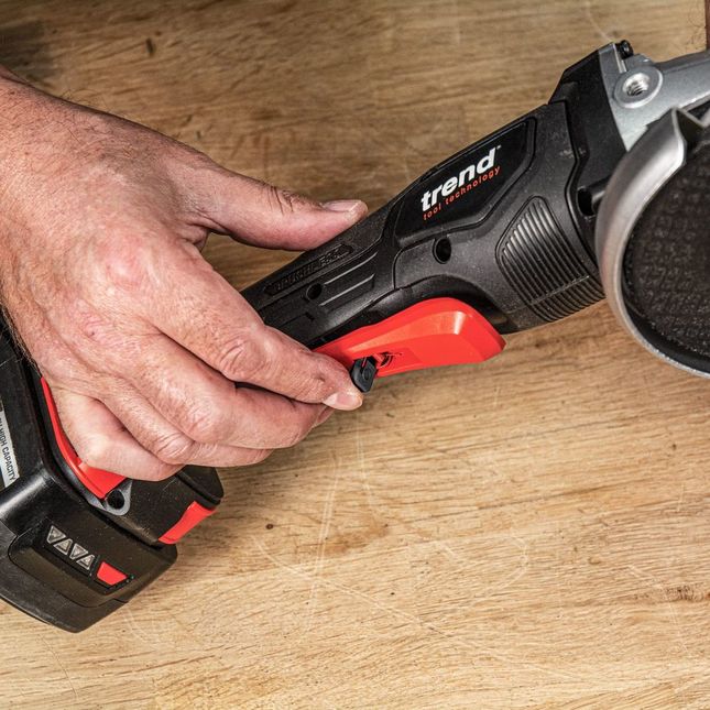 TREND T18S 18V 115mm Angle Grinder (Bare Unit) - Machine Mart - Machine ...