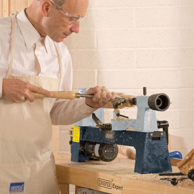 Draper WTL330A 250W Variable Speed Mini Wood Lathe 230V - Machine Mart
