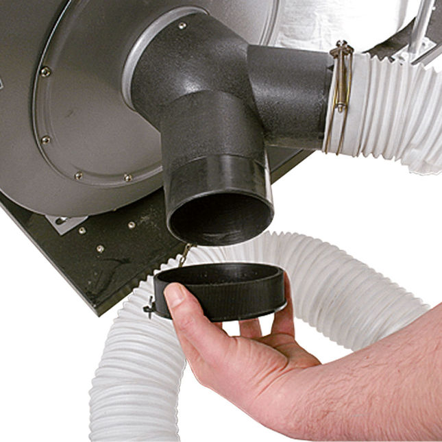 SIP 2HP Single Bag Dust Collector Package - Machine Mart