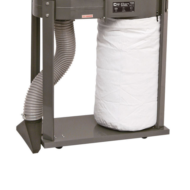 SIP 1HP Single Bag Dust Collector Package - Machine Mart