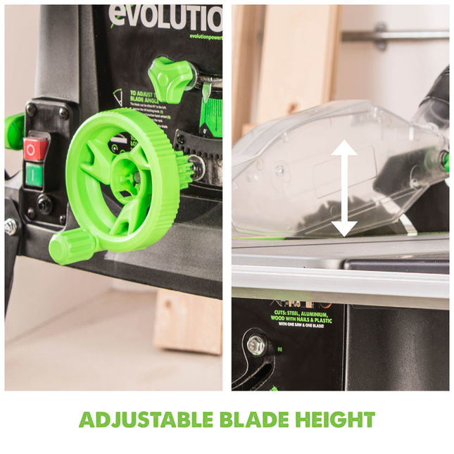 Evolution Fury 5-S 255mm Multi-Purpose TCT Table Saw (230V) - Machine Mart