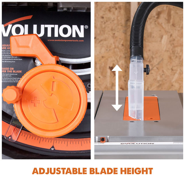 Evolution RAGE 5-S 255mm Multi-Purpose TCT Table Saw (230V) - Machine Mart