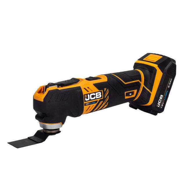 JCB 18MT-2X-B 18V Multi-Tool with 2.0Ah battery and 2.4A charger ...