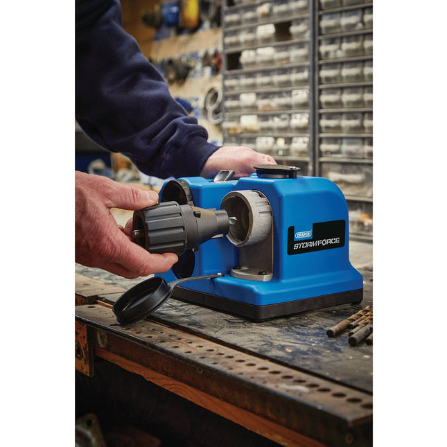 Draper Storm Force® 80W Drill Bit Sharpener (230V) - Machine Mart