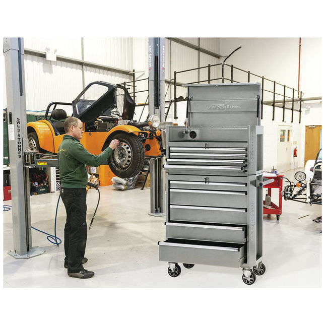 Draper *TC4C/RC5C/36/G 36" Combined Roller Cabinet and Tool Chest (9 ...