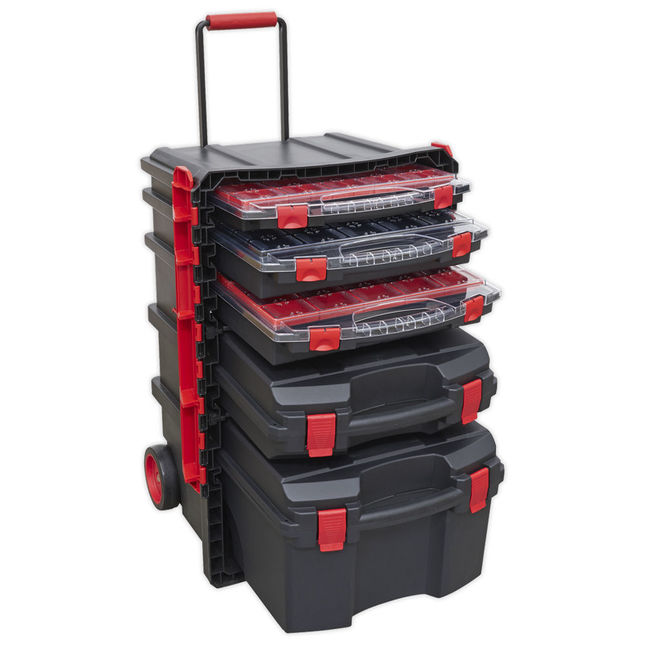Sealey Professional Trail Box with 5 Tool Storage Cases - Machine Mart