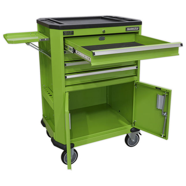 Sealey AP980MTHV Tool Trolley with 4 Drawers & 2 Door Cupboard ...