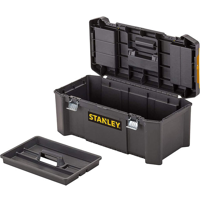 Stanley STST82976-1 38.5L Essential Toolbox 66cm (26in) - Machine Mart