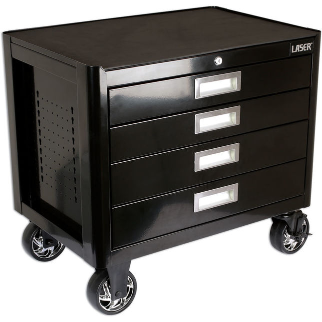 Laser 6990 4 Drawer Workshop Trolley - Machine Mart