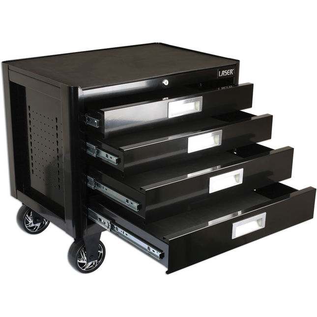 Laser 6990 4 Drawer Workshop Trolley - Machine Mart