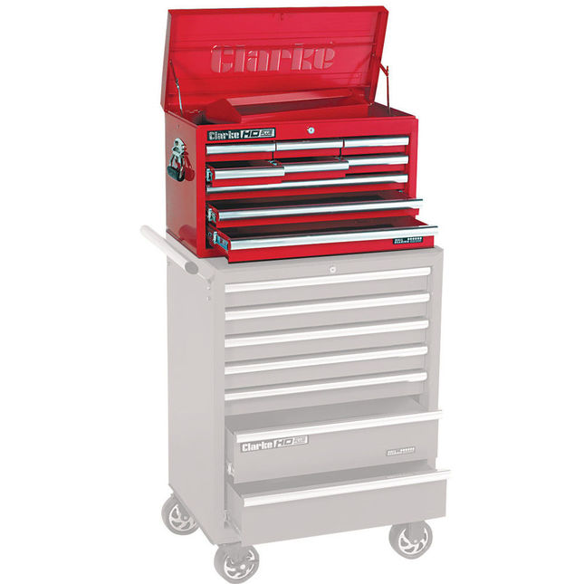 Clarke CBB209B HD Plus 9 Drawer Tool Chest - Machine Mart