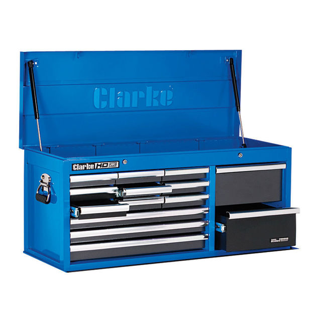 Clarke CBB224BLB Extra large HD Plus 14 Drawer Tool Chest - Machine Mart