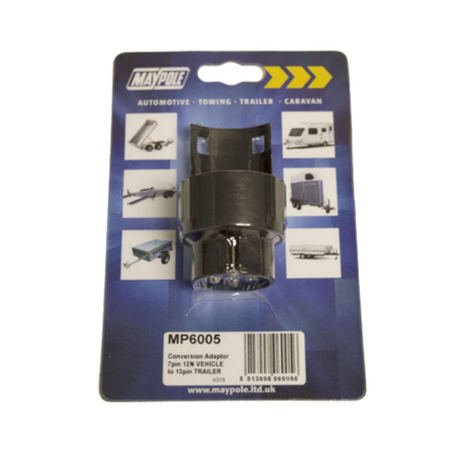 Maypole MP6005 7 Pin Vehicle To 13 Pin Trailer Adaptor - Machine Mart