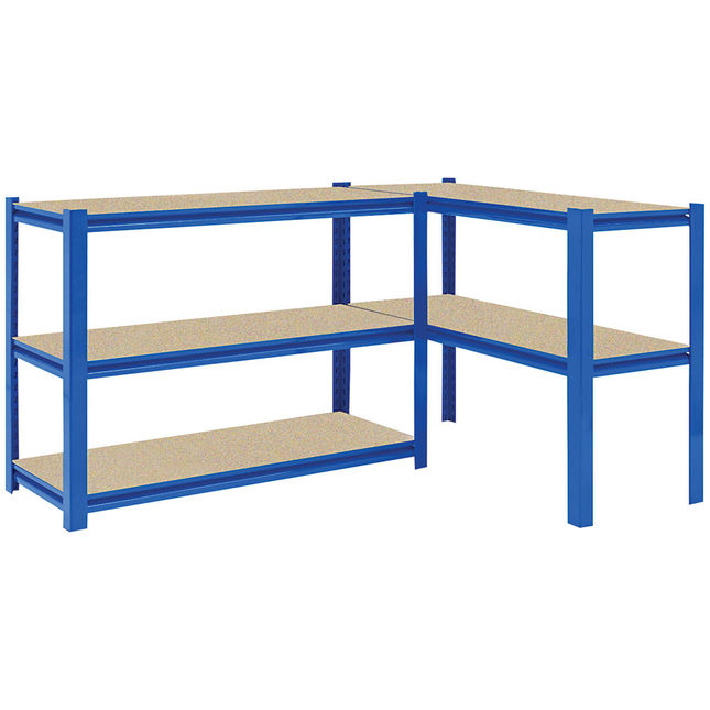 Clarke CSM5265/60BL Heavy Duty Boltless Shelving (Blue) - Machine Mart