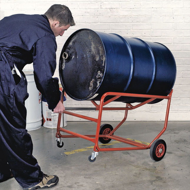 Sealey TP112 48gal/205L Wheeled Drum Stillage - Machine Mart
