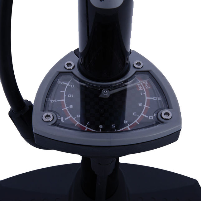 Oxford PU850 Airtrack Workshop+ Steel Floor Pump with Gauge - Machine Mart